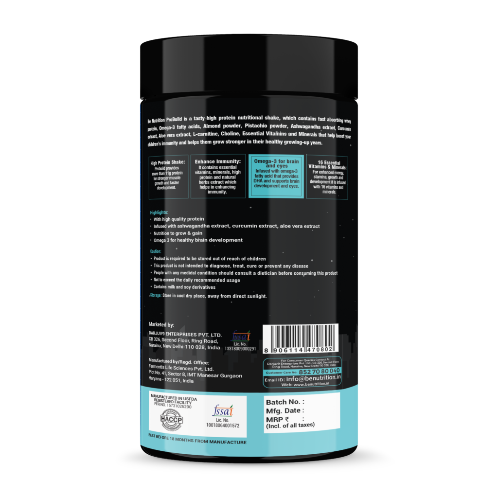 Be Nutrition Kids Formula Chocolate 500gm » Be Nutrition